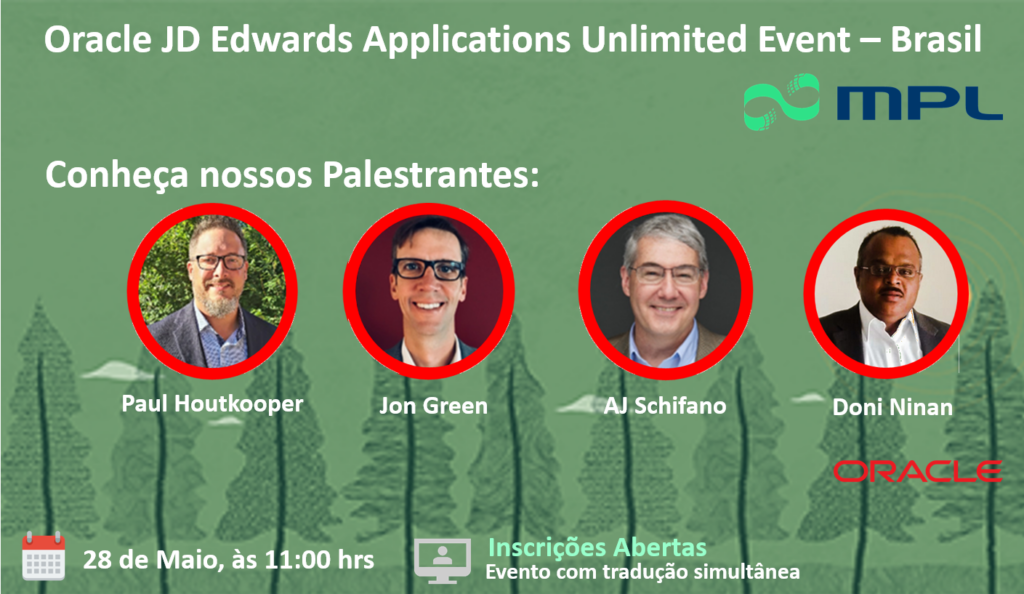 JD Edwards Applications Unlimited 2024: Conheça Os Palestrantes - MPL ...